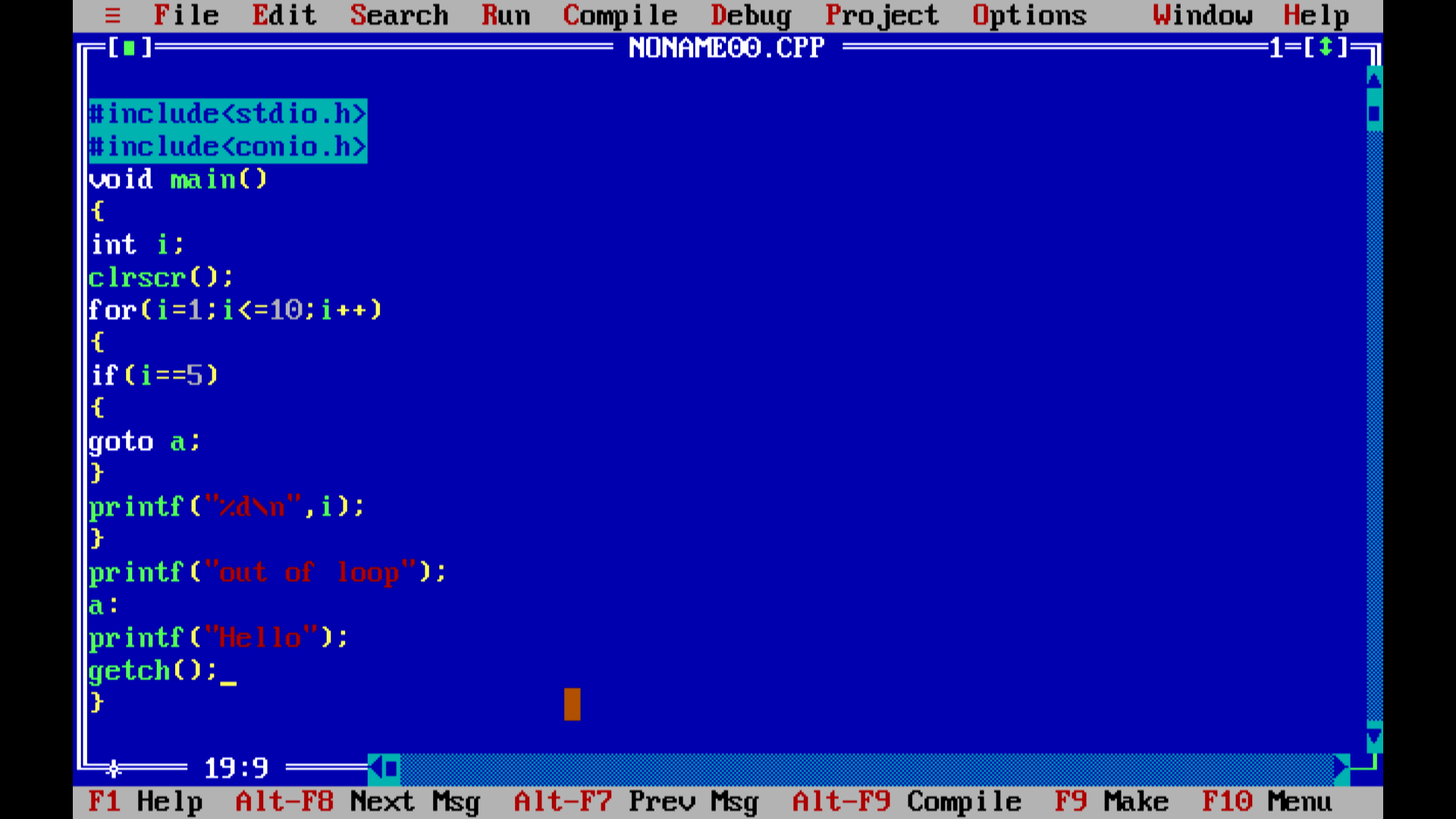 Unconditional Statements In C Code2night